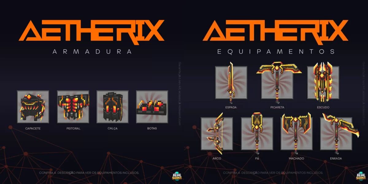 ADENTRE O FUTURO EGÍPCIO: KIT AETHERIX CHEGOU COM TUDO! - REDE SAINT